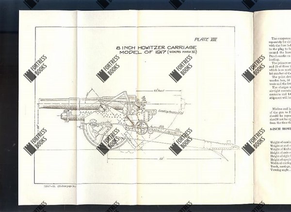 Fortress Books | Handbook of the 8-Inch Howitzer Matériel Model of 1917 ...