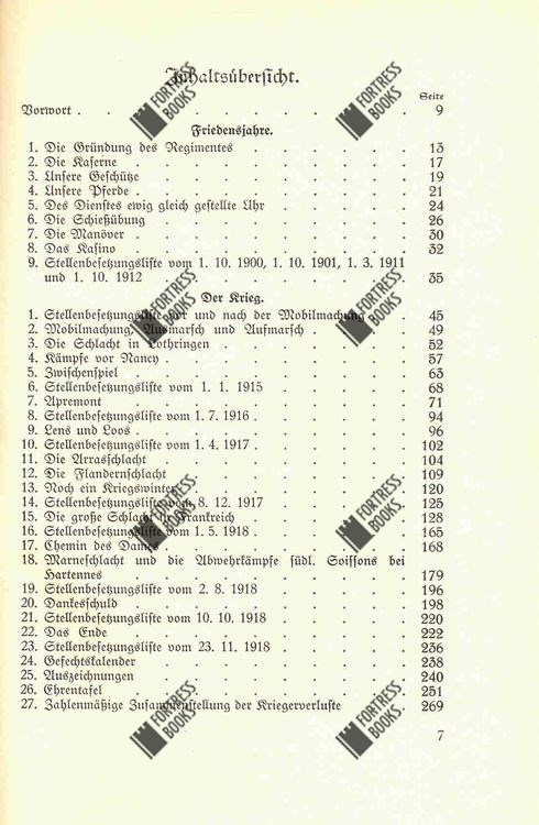 Fortress Books | The History of the Royal Bavarian 6th Field Artillery ...