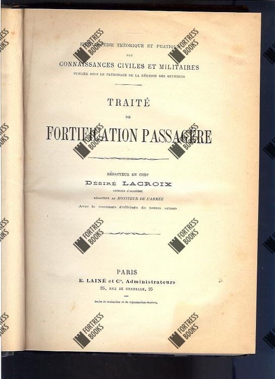Fortress Books | Treatise on Fortification - 3 Books in 1 Volume