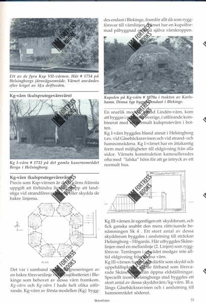 Fortress Books | Skåne Line (Per-Albin Line) - The coastal defences of ...