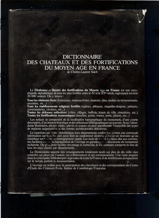 Fortress Books | Dictionary of Castles and Fortifications of the Middle ...