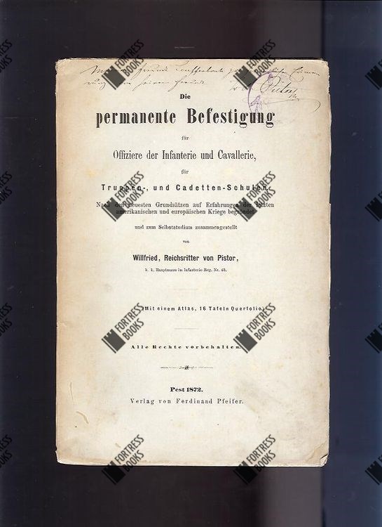 Fortress Books | Permanent Fortification for Officers of the Infantry ...