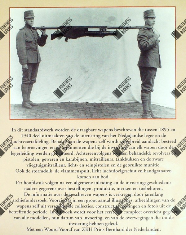 Fortress Books | Dutch Firearms - Army and Airforce - 1895-1940