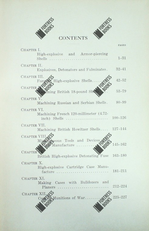 Fortress Books | High-Explosive Shell Manufacture