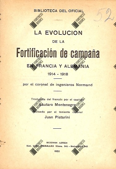 Fortress Books | Essay on Modern Permanent Fortification / Field Works