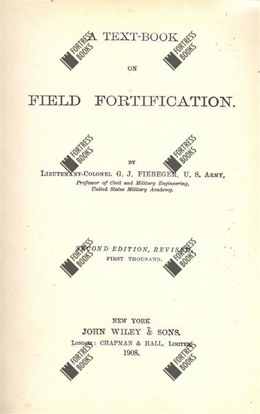 Fortress Books | A Text-Book on Field Fortification